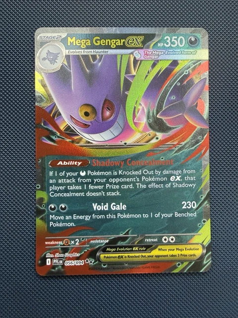 MEGA GENGAR EX 056/094 Phantasmal Flames Pokemon TCG £4.91 - PicClick UK