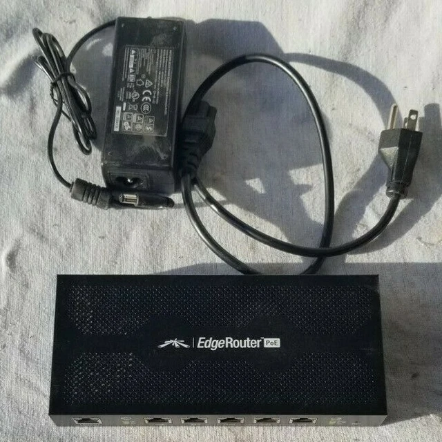 UBIQUITI NETWORKS EDGEROUTER ERPOE-5 POE 5-Port Gigabit Router (Used ...
