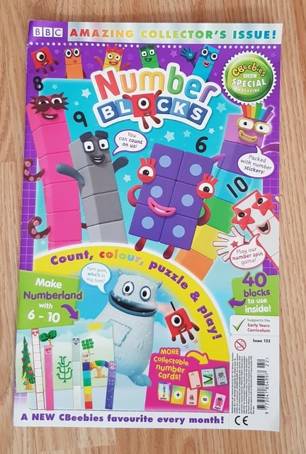 NUMBERBLOCKS CBEEBIES SPECIAL Magazine Issue 122 EUR 3,97 - PicClick FR