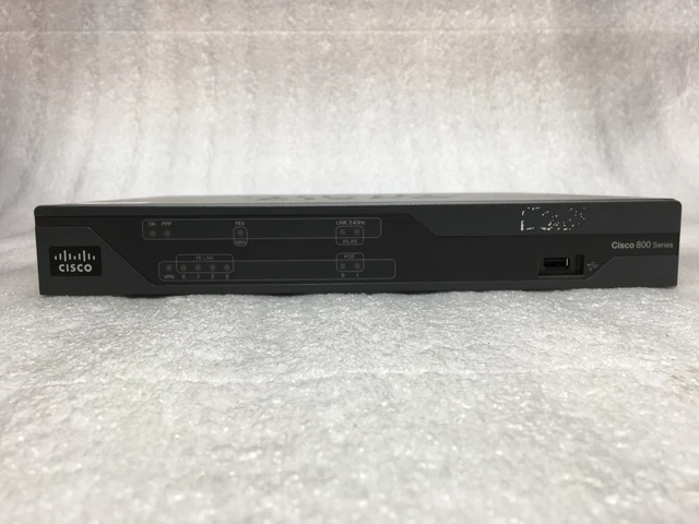 CISCO C881-K9 INTEGRATED Services Router / Cisco 800 Series TESTED $34. ...