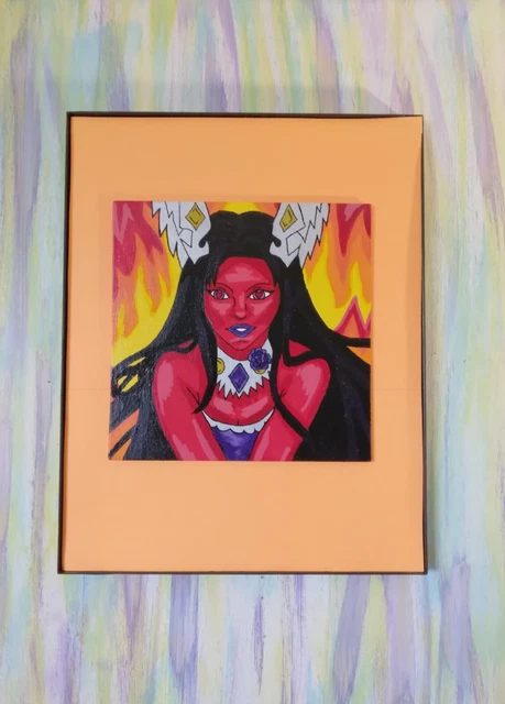 Succubus Female Demon Fantasy Art £19 58 Picclick Uk