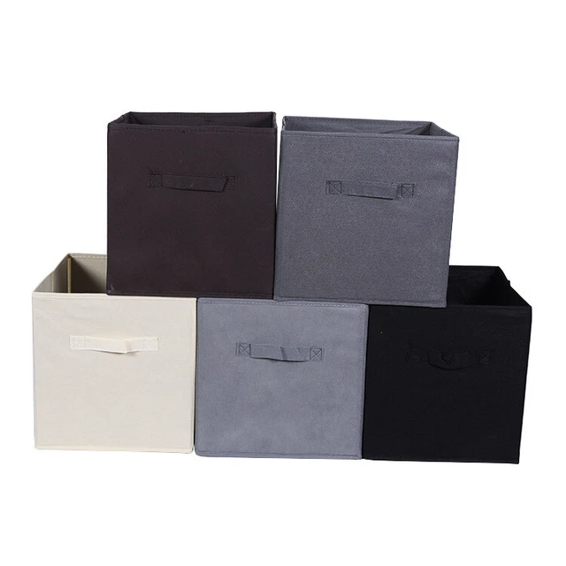1-8SET FALTBOX 32 x 32 x32 cm Regalbox Faltkiste Box Aufbewahrungsbox ...