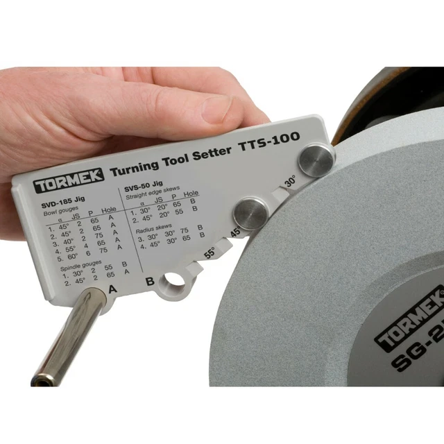 TORMEK EINSTELLLEHRE DREHSTÄHLE Drehung TTS100 Nassschleifmaschine T4 ...