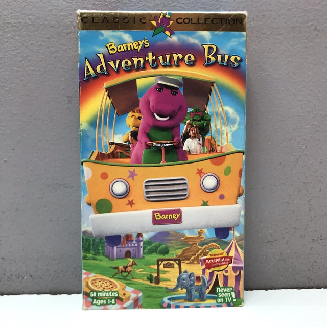 BARNEY’S ADVENTURE BUS Classic Collection VHS Video Tape Promotional ...