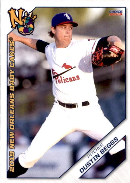 CARTE DE BASEBALL 2019 Nouvelle-Orléans Baby Cakes Choice 2 Dustin ...