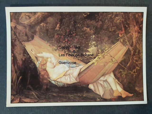 LA HAMAC COURBET Gustave art peinture carte postale EUR 5,00 - PicClick FR