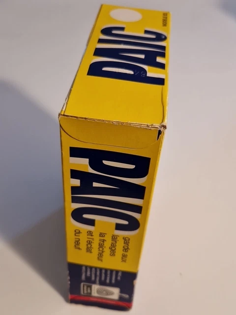 PAQUET DE LESSIVE Ancien Paic Objet Pub Femme Lingerie Lainage Boite ...