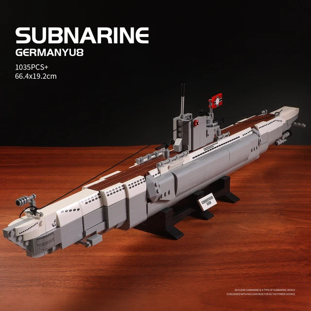 WWII GERMAN TYPE VIIB U-boat submarine U-48 WW2 World War 2 II moc ...