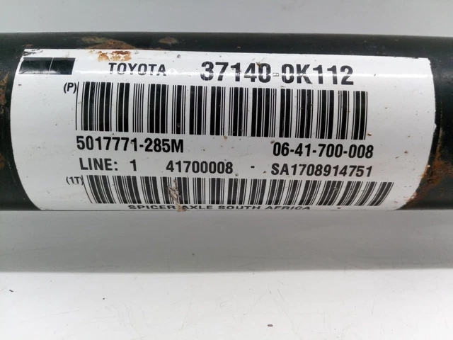 TOYOTA HILUX FRONT PROPSHAFT,PART No.37140-0K112, AN120/AN130 2015-2023 ...