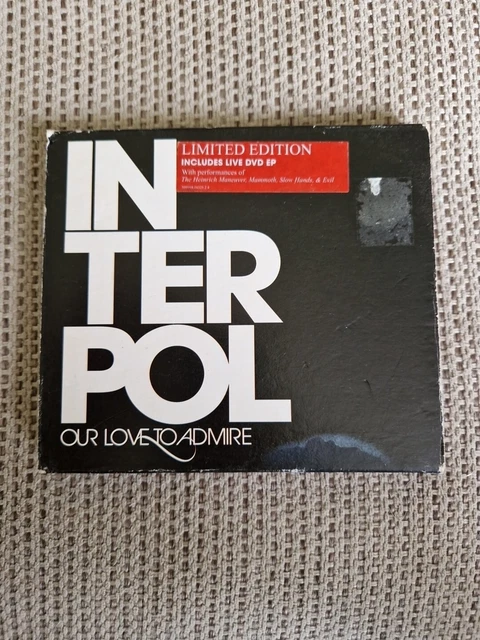 INTERPOL - OUR Love To Admire - Édition Deluxe (CD + DVD Bonus) 2x ...