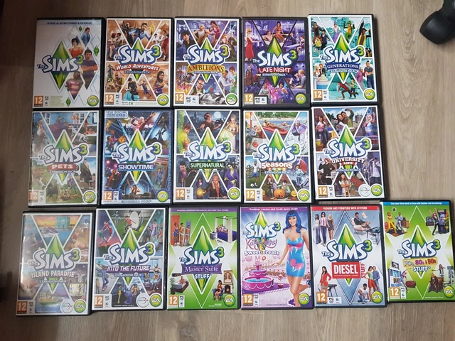 THE SIMS 3 PC Bundle - Base Game, Expansions and Stuff Packs £30.00 ...