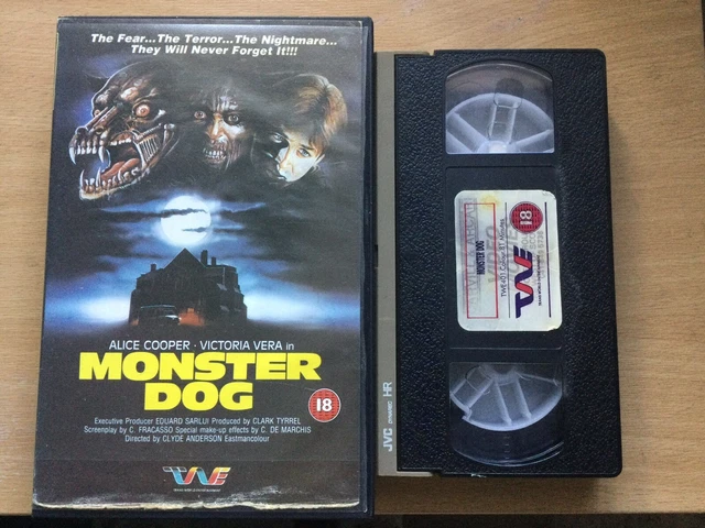 MONSTER DOG,ALICE COOPER.HORROR,BIG Box Ex Rental,Vhs,tested £14.99 ...