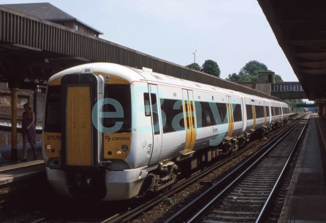 35MM RAILWAY SLIDE of Class 375 EMU 375702 @ Orpington Copyright to ...