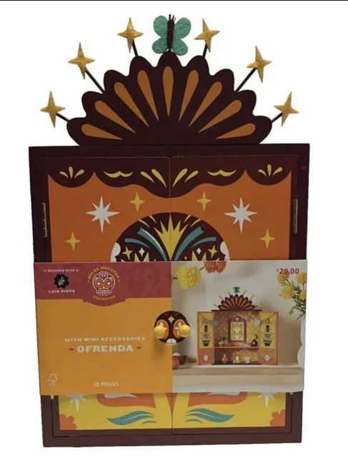 TARGET DIA DE Muertos Wood Mini Ofrenda Box With 10 Mini Accessories ...