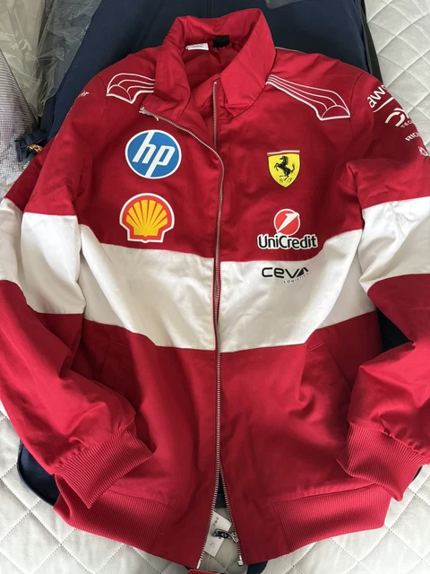 SCUDERIA FERRARI F1 PUMA 2025 Team Racing Jacket - Medium - Hamilton ...