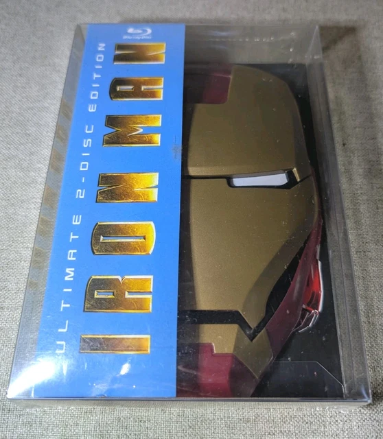 IRON MAN ULTIMATE 2-Disc Special Edition Exclusive Blu-Ray Helmet Box ...