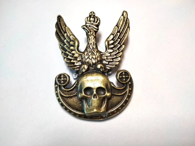 WW2 POLISH ARMY Cap Badge Eagle With Skull Poland £15.21 - PicClick UK