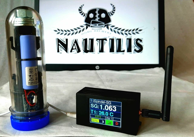 NAUTILIS ISPINDEL RELAY-FOR better iSpindel signal, faster calibration + display £40.80 ...