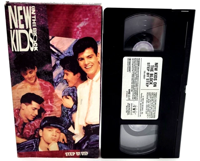 NEW KIDS ON The Block VHS Step By Step 1990 Documentary Pop Music 1990s ...
