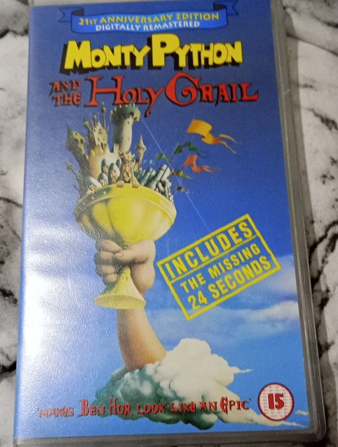 MONTY PYTHON AND The Holy Grail - VHS Video - Pal - Video Cassette ...