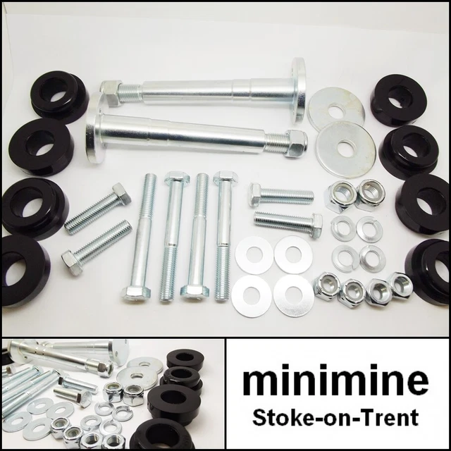 CLASSIC MINI EARLY Rear Subframe Fitting Mounting Kit INC. POLYFLEX ...
