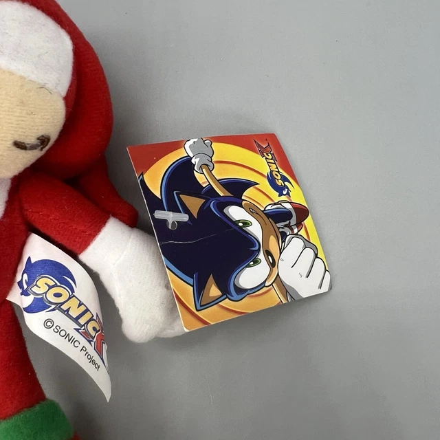 SONIC X &KNUCKLES the Echidna" Soft Toy 20cms Height with Card Tag £14. ...