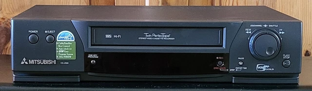 LOOK! HS-U590 MITSUBISHI VCR Hi-Fi 4-Head VHS Video Cassette Recorder ...