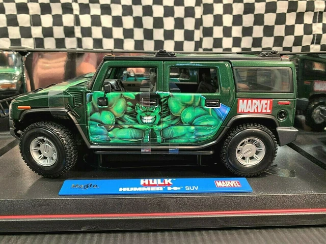 MAISTO MARVEL'S &THE Incredible Hulk" Hummer H2 SUV - Green - 1:18 ...