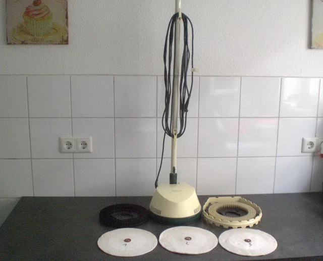 VORWERK BOHNERMASCHINE POLIERMASCHINE Bohner Blocker mit Stiel + 5 ...