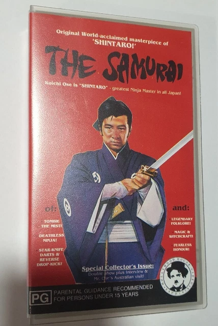 THE SAMURAI 'SHINTARO' - Collectors Special (Double) VHS - RARE Exel ...