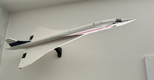 LEGO CONCORDE 10318 Wall Mount / Bracket (3D printed) £11.75 - PicClick UK