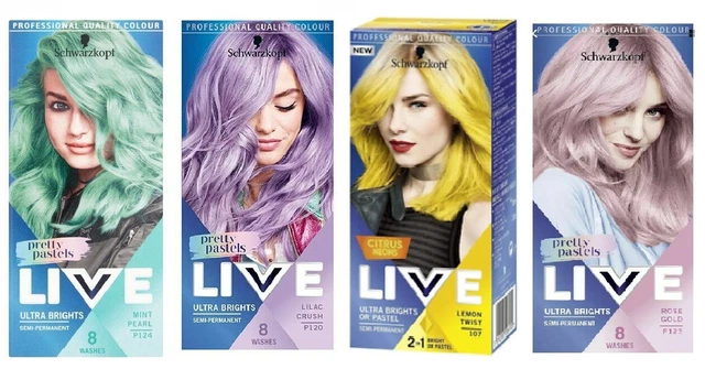 CHWARZKOPF LIVE INTENSE Semi Permanent Hair Color Dye UK Free Postage £ ...