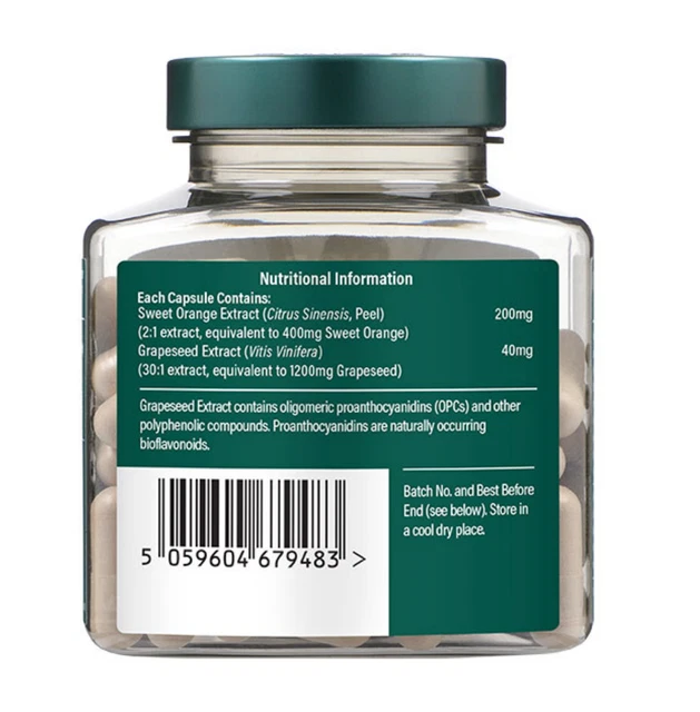HOLLAND & BARRETT Grapeseed Extract 50mg 90 Capsules rrp £18.49 £15.95 ...