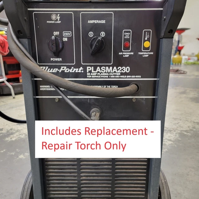REPLACEMENT PLASMA TORCH FIX REPAIR Fit Snap-On YA5550A Blue Point ...