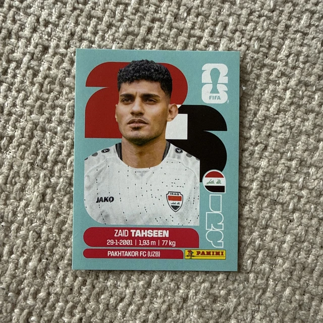 PANINI FIFA WORLD Cup 2026 Official Sticker Collection -Iraq- Zaid ...