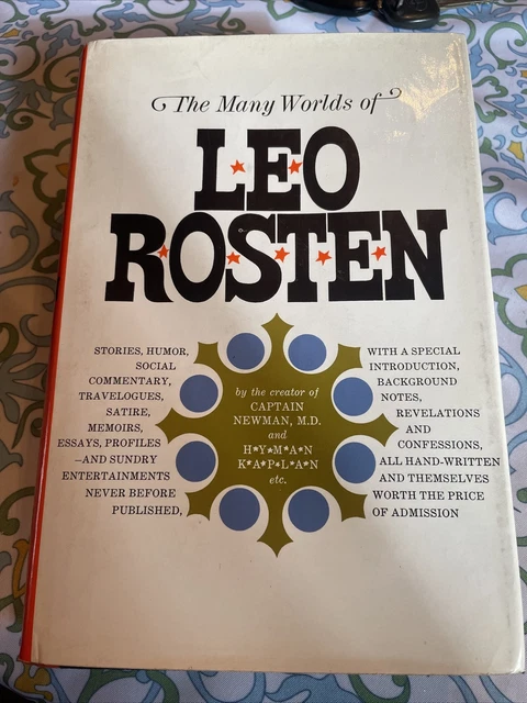 THE MANY WORLDS OF LEO ROSTEN / Signed 1st Edition 1964 £15.06 ...