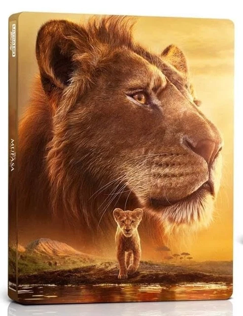 MUFASA. EL REY León 4K UHD (2025) 2 Blu Ray Steelbook Pre Pedido EUR 36 ...