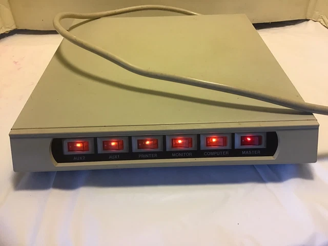 VINTAGE COMPUTER POWER surge protector $0.99 - PicClick
