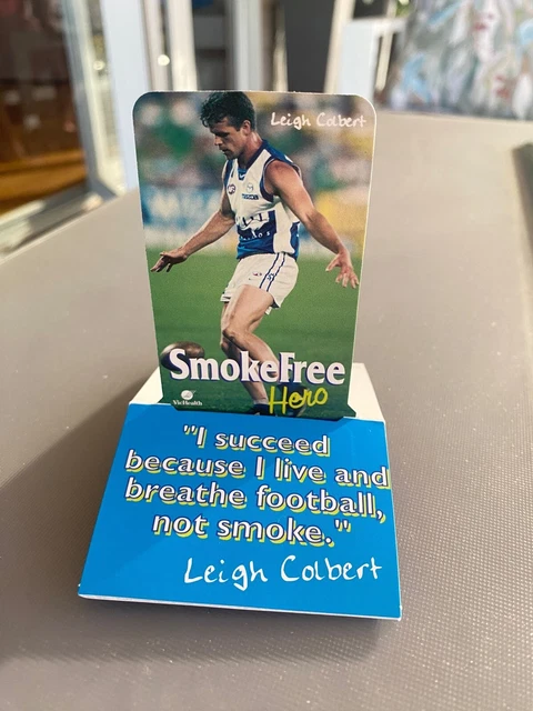 AFL CARD NORTH Melbourne xxxx Pop-up card Leigh Colbert Mazda Bravo EUR ...