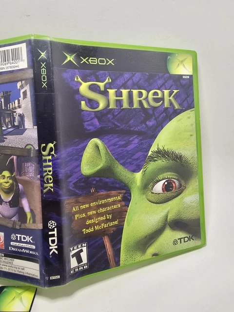 SHREK (MICROSOFT ORIGINAL Xbox, 2001) Complete w/ Manual Tested CIB $15 ...