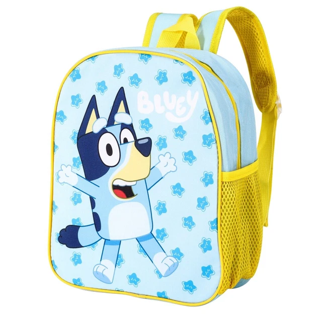 CHILDRENS BLUEY BACKPACK Cbeebies TV Show Kids Rucksack School Book ...