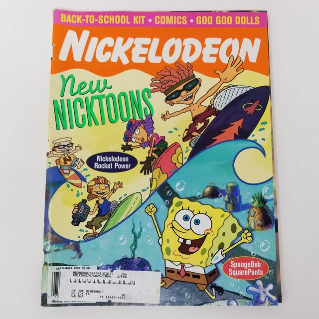 LOT OF 3 Nick Nickelodeon Magazine Spongebob Squarepants issues from ...