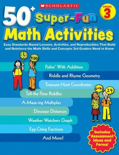 50 SUPER FUN MATH Activities Grade 3 Easy Standards Based Lessons 50 SUPER FUN MATH Activities Grade 3 Easy Standards Based Lessons