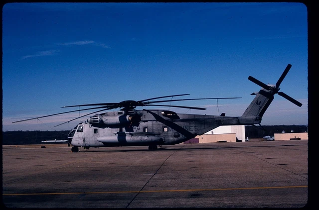 755-07 ORIGINAL K64 AIRCRAFT SLIDE: USMC Sikorsky CH-53 Sea Stallion MT ...