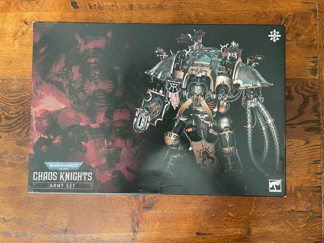 WARHAMMER 40K CHAOS Knights Army Box Set Complete / Games Workshop £179 ...