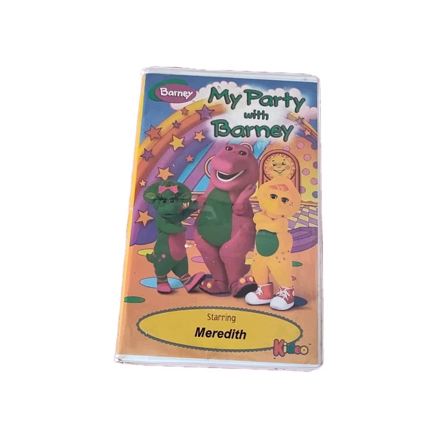 MY PARTY WITH Barney VHS Tape Starring Meredith RARE £33.87 - PicClick UK