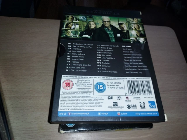 CSI - CRIME Scene Investigation The Complete Season 14 [DVD] uk dvd £17 ...