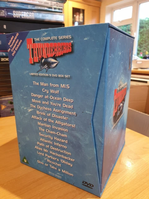 THUNDERBIRDS THE COMPLETE Series Limited Edition DVD Box Set Plus Extra DVD's £0.99 - PicClick UK