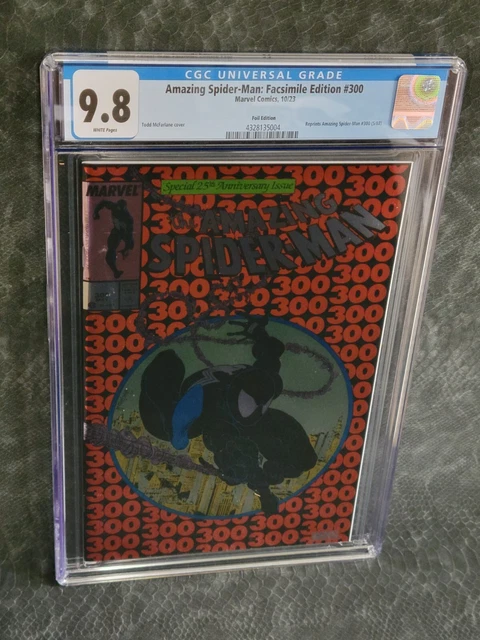AMAZING SPIDER-MAN #300 Fac-similé Foil Edition CGC 9.8 - Marvel 2023 ...