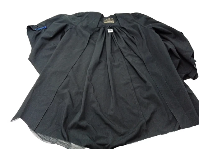 VINTAGE EDE & Ravenscroft Black Graduation Gown Size 41" EUR 46,59 ...